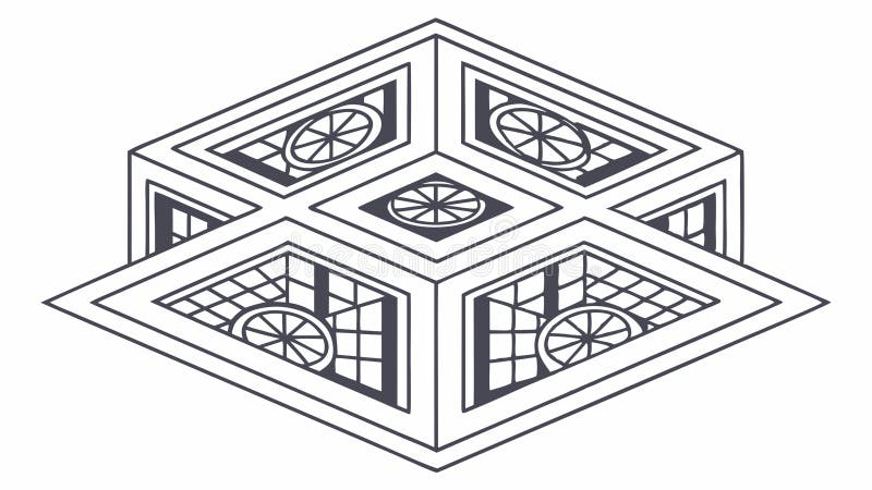 Interlocking Architectural Design Stock Illustrations – 2,838 ...