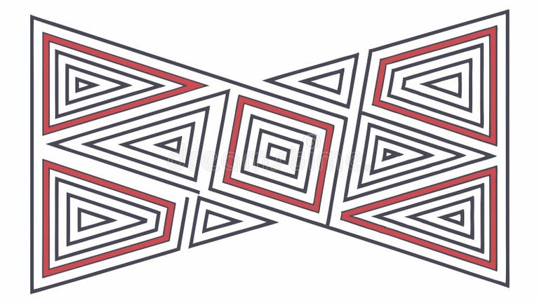 Interlocking Geometric Triangles Abstract Pattern, Vector Design ...