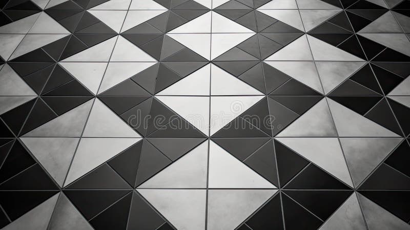 Interlocking Grey Geometric Patterns Stock Illustration - Illustration ...