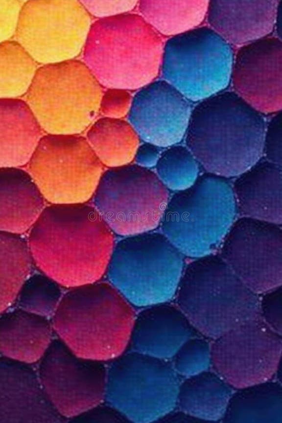 Interlocking Hexagons, Smooth Color Transition , Interlocking, Pattern, Gradient Stock ...