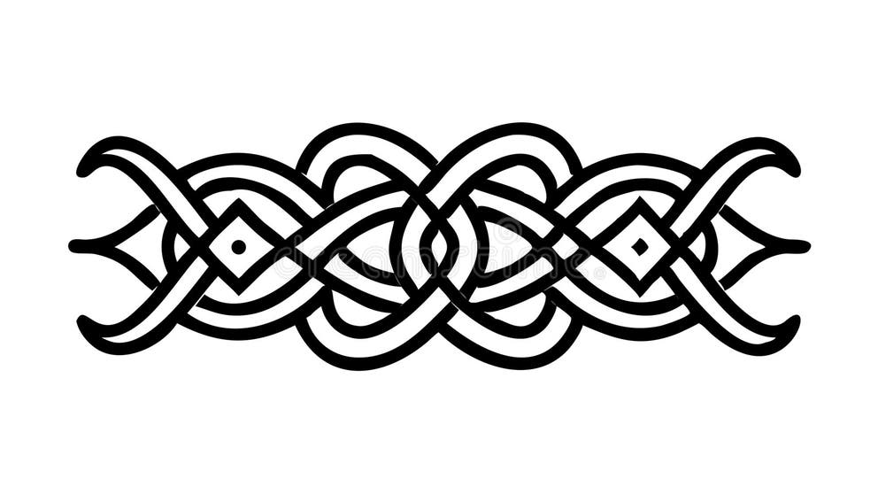 Interlocking Knot Pattern Stock Illustrations – 573 Interlocking Knot ...