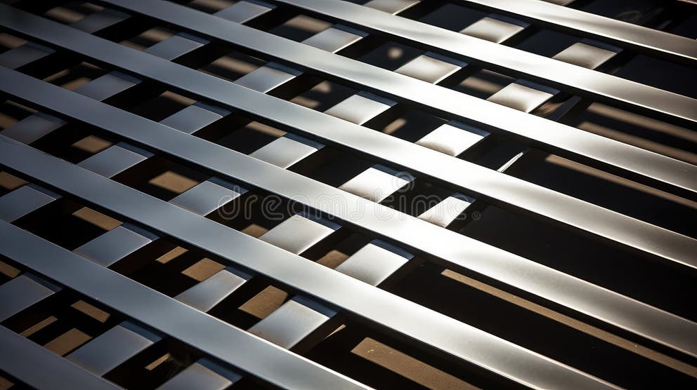 Interlocking Metal Texture Pattern Stock Illustration - Illustration of ...