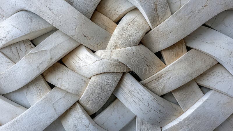 Interlocking Minimalist Shapes Artistic Display Abstract Design Modern ...