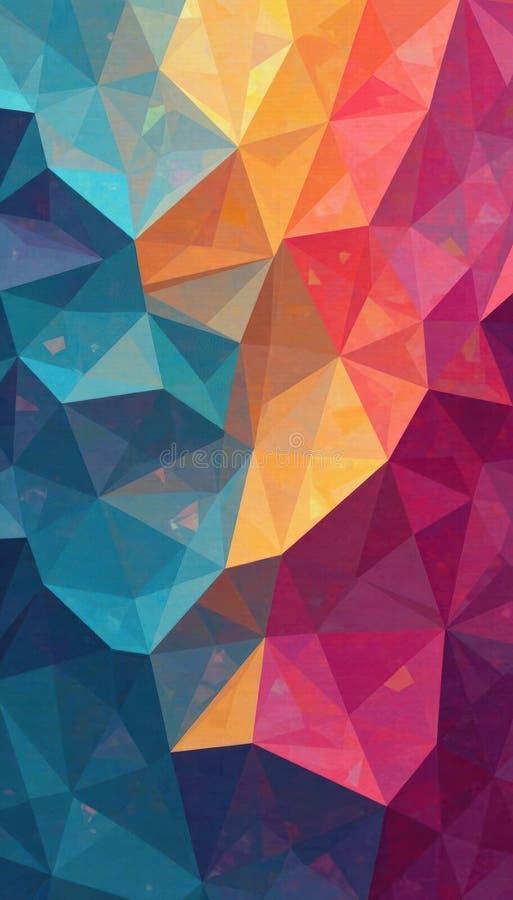 Interlocking Mirrored Polygons, Abstract Backdrop, Repeating Design ...