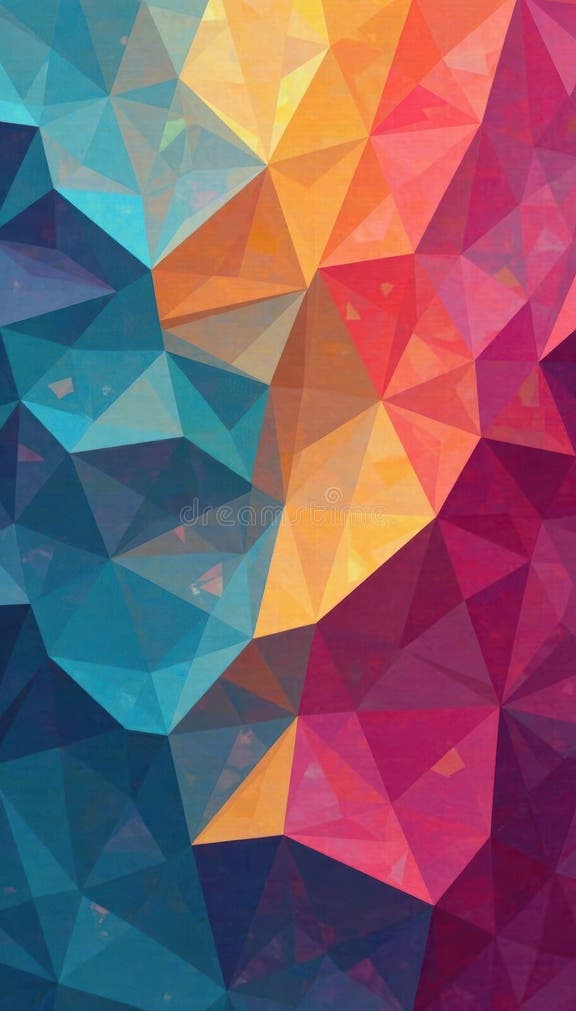 Interlocking Mirrored Polygons, Abstract Backdrop, Repeating Design ...