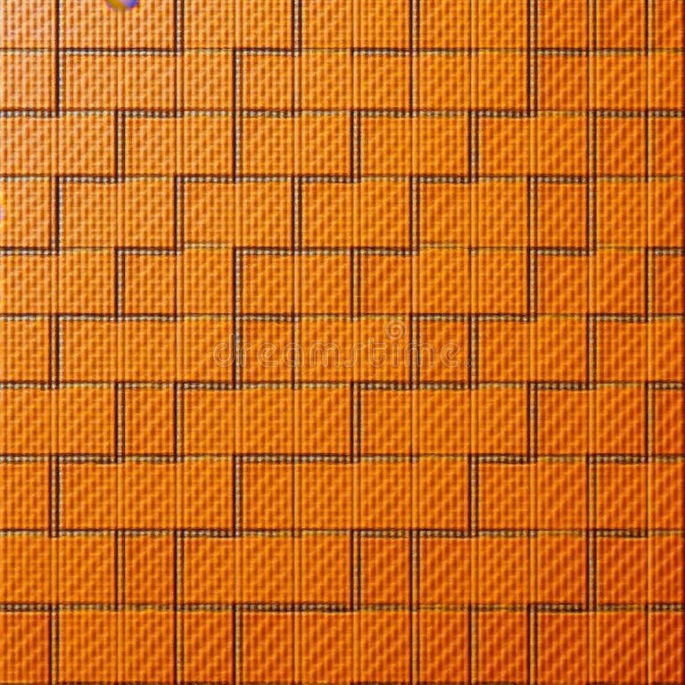 Interlocking Orange Brick Pathway, Repeating Design, Orange Bricks, Background Stock ...