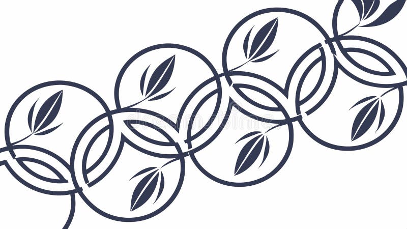 Interlocking Organic Shapes Forming a Pattern Symbolizing Connection or ...