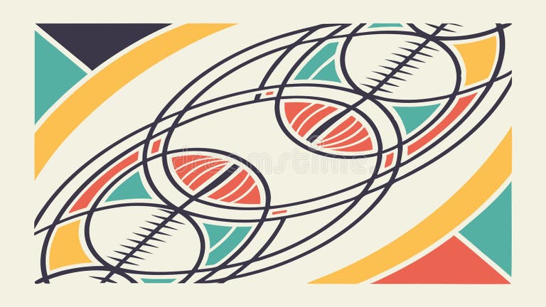 Interlocking Oval Patterns Stock Illustrations – 30 Interlocking Oval ...