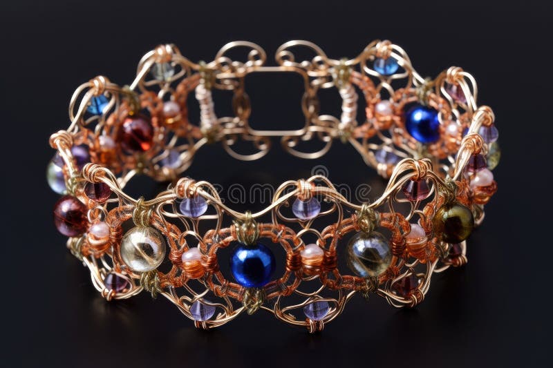 Interlocking Pattern of Beading Wire, Creating Unique and Beautiful ...