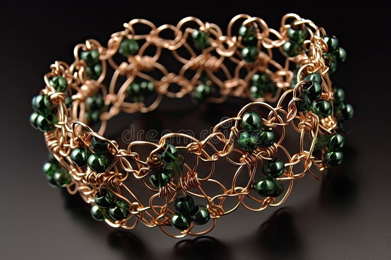 Interlocking Pattern of Beading Wire, Creating Unique and Beautiful ...