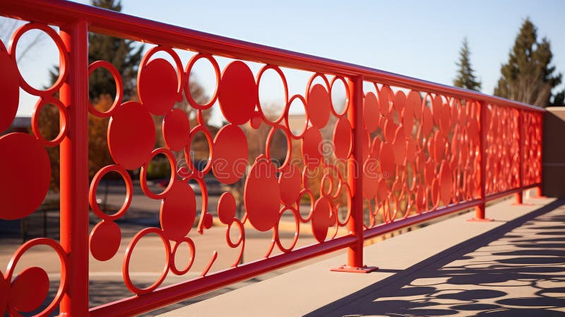 Interlocking pattern metal stock illustration. Illustration of ...