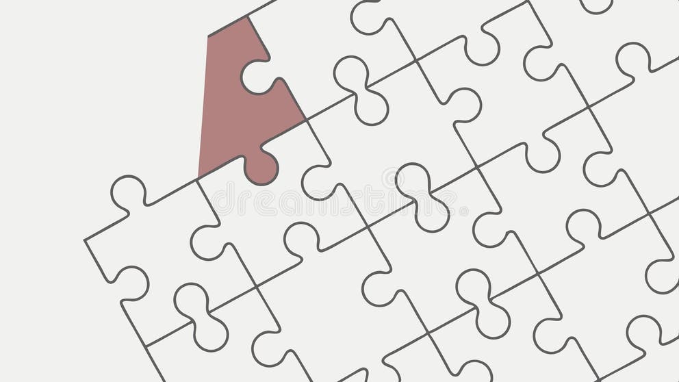 Interlocking Puzzle Pieces, Depicting Connection, Problem,solving, and Unity Vector Design ...