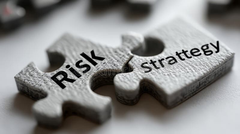 Interlocking Puzzle Pieces Representing Risk and Strategy Concept for ...