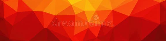Interlocking Red and Yellow Polygons Forming a Complex Pattern , Red ...