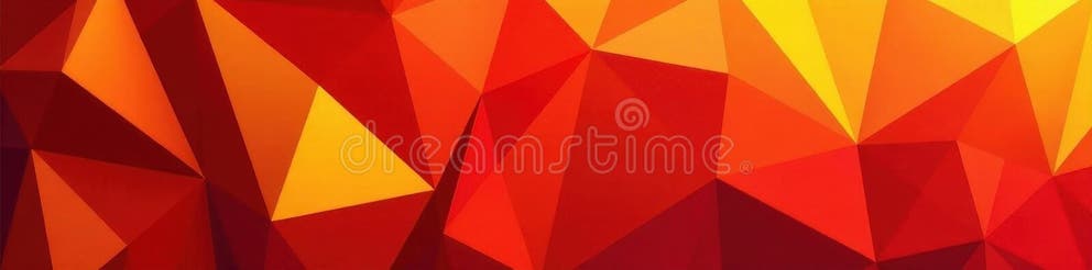 Interlocking Red and Yellow Triangles Form Dynamic Pattern , Color ...