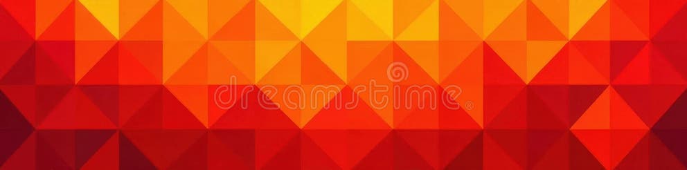Interlocking Red and Yellow Triangles Form Vibrant Abstract Pattern ...