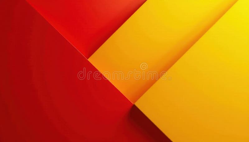 Interlocking Red and Yellow Triangles, Sharp Angles , Dynamic, Lines ...