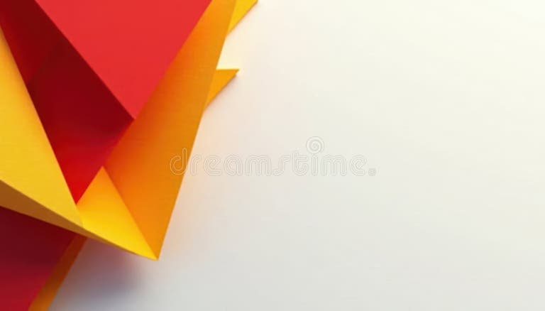 Interlocking Red and Yellow Triangles, Sharp Angles , Geometry, Red ...