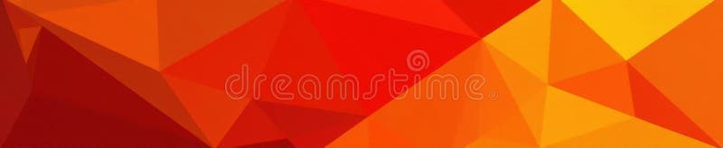 Interlocking Red and Yellow Triangles, Sharp Angles, Vibrant, Print ...