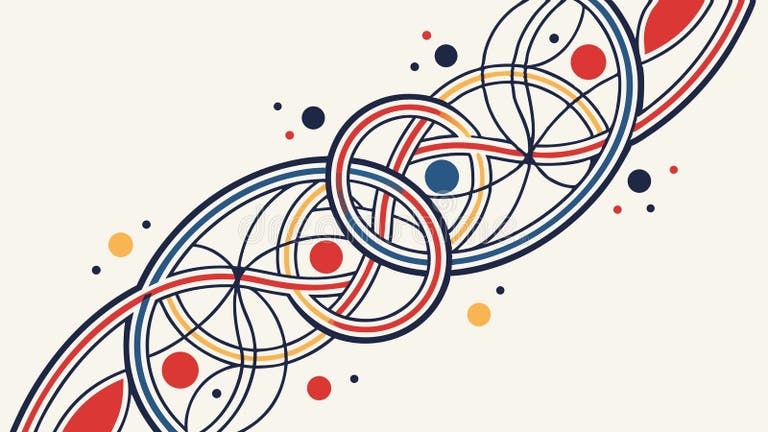 Interlocking Rings with Abstract Patterns: Connection and Harmony ...