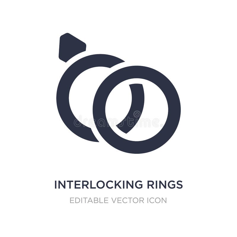 Interlocking Rings Vector