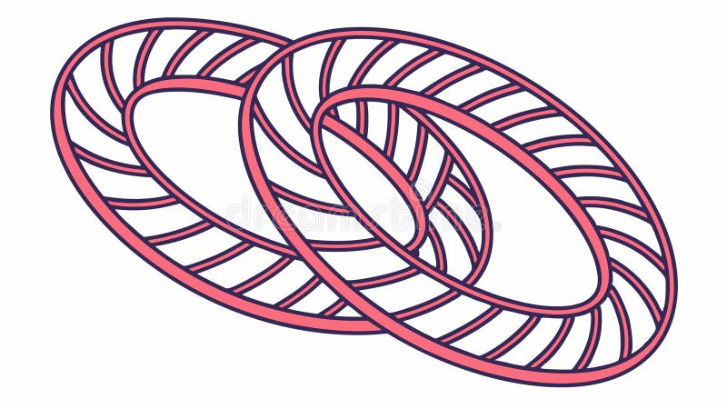 Interlocking Rings Pattern Vector, Connectivity and Modern Design ...