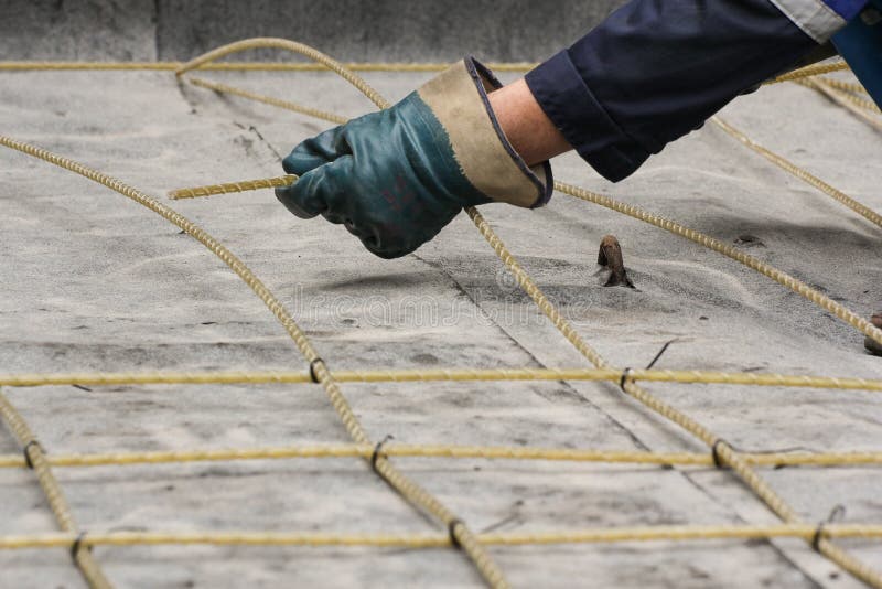 Interlocking Rods Composite Reinforcement. Stock Image - Image of ...