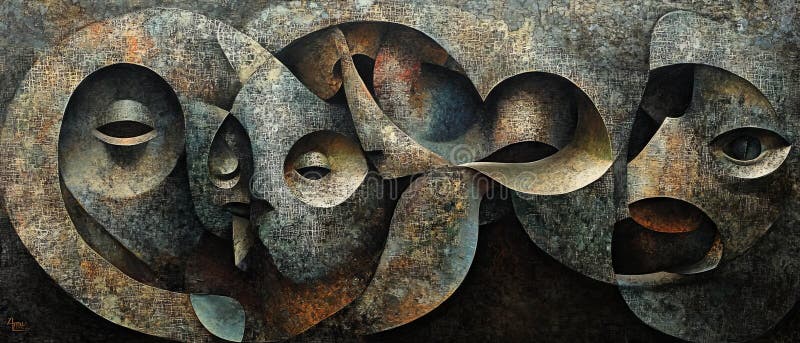 Interlocking Shapes and Ambiguous Figures Create a Striking Visual ...