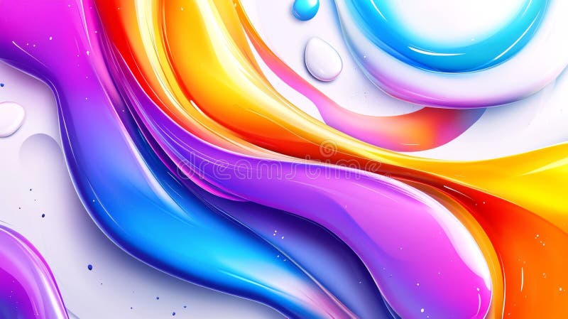 Interlocking Shapes with Bold Colors Seamless Pattern Stock Image ...