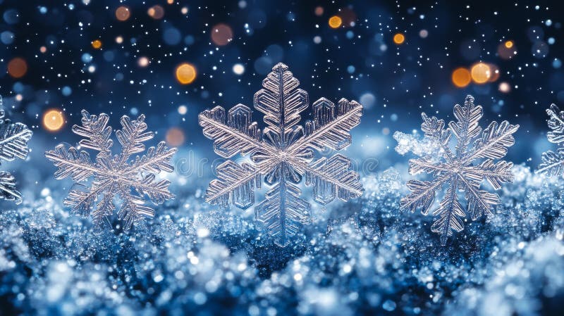 Interlocking Snowflakes Form a Complex Geometric Pattern, Reminiscent ...