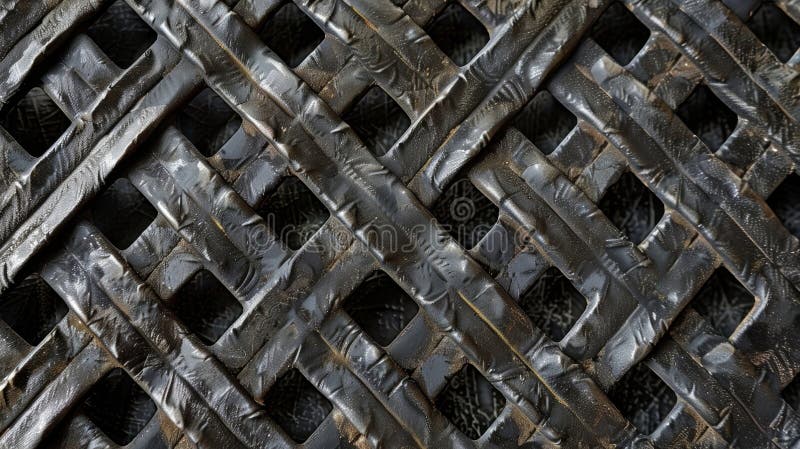 Interlocking Square Patterned Wire Mesh Creating a Sy and Industrial ...