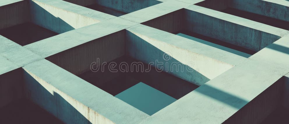 Interlocking Squares Create a Modern Geometric Pattern for Minimalist ...