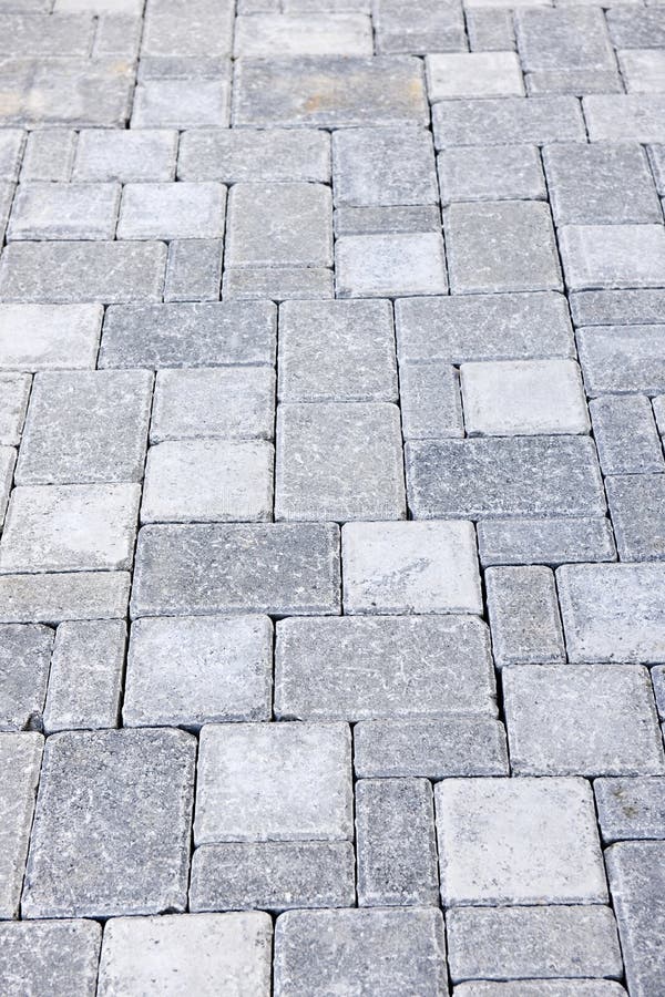 Interlocking Stone Driveway Stock Photo - Image of blocks, brick: 14668624