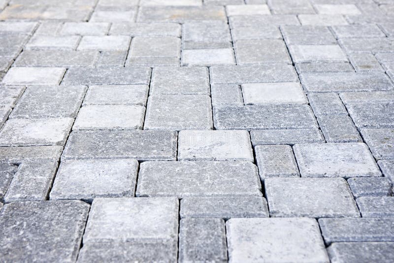 Interlocking Stone Driveway Stock Photo - Image of blocks, brick: 14668624