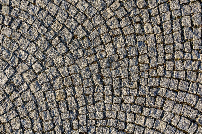 Interlocking Stone Pavement with Circular Pattern for Urban Walkway and ...