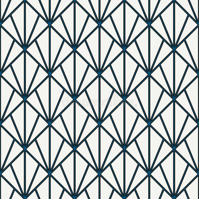 Interlocking Triangles Tessellation. Contemporary Print with Repeated ...