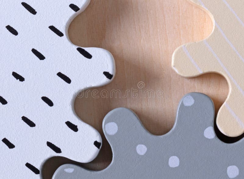 Interlocking Wooden Gears on a Childrens Toy Stock Image - Image of ...