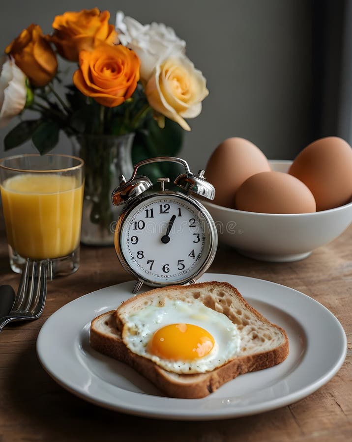 Ai Generated. Intermittent Fasting Concept. Breakfast Prepared To End ...