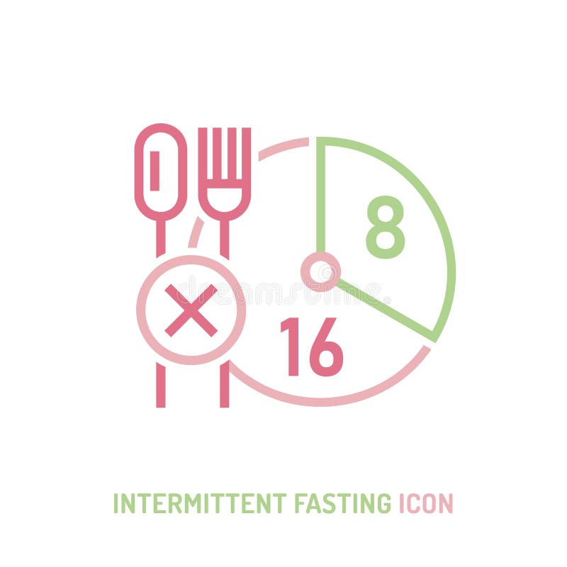 Intermittent Fasting Icon Stock Illustrations – 375 Intermittent ...