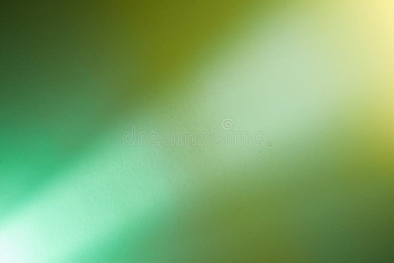 Intermittent Light Green Ray of Light with the Transition To a Yellow ...