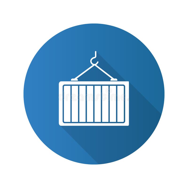 Intermodal Container Glyph Icon Stock Vector - Illustration of icon ...
