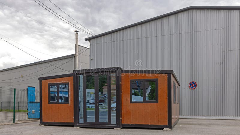 Shipping Container Office Conversion Stock Photos - Free & Royalty-Free ...