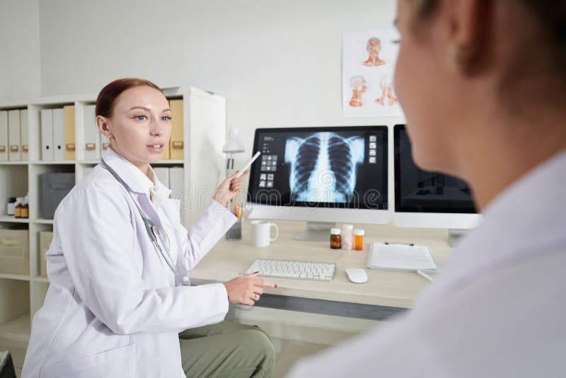 Intern Talking To Supervisor Stock Image - Image of document, study ...