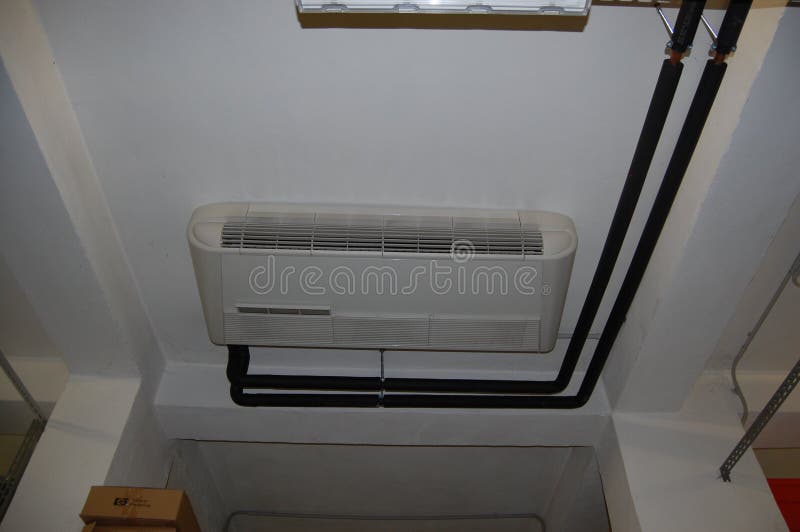 Distribution Of Air Conditioning And Ventilation Stock Image - Image of ...