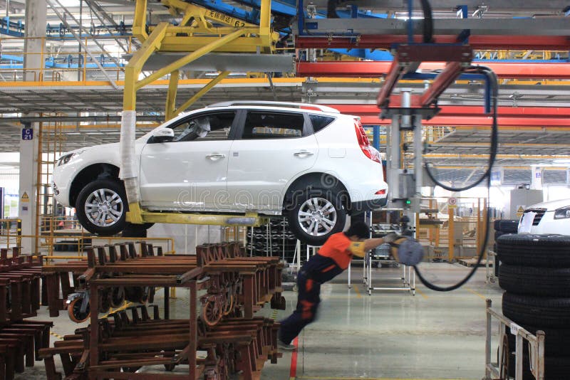 Internal of the Assembly Plant Editorial Stock Image - Image of ...