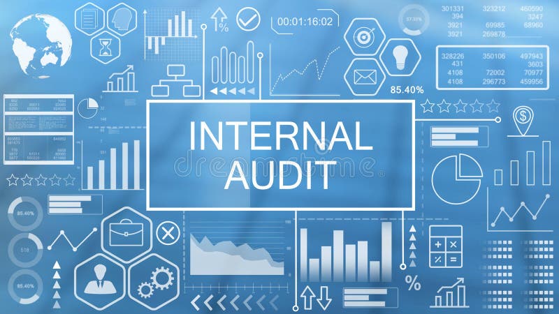 Internal Audit Concept On Whiteboard Stock Vector - Illustration of ...