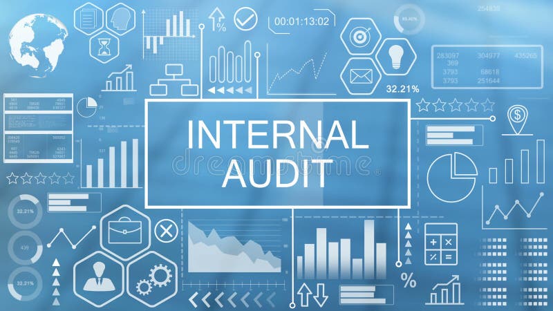 Internal Audit, Animated Typography Stock Video - Video of touching ...
