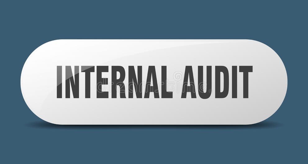 Internal Audit Button. Sticker. Banner. Rounded Glass Sign Stock Vector ...