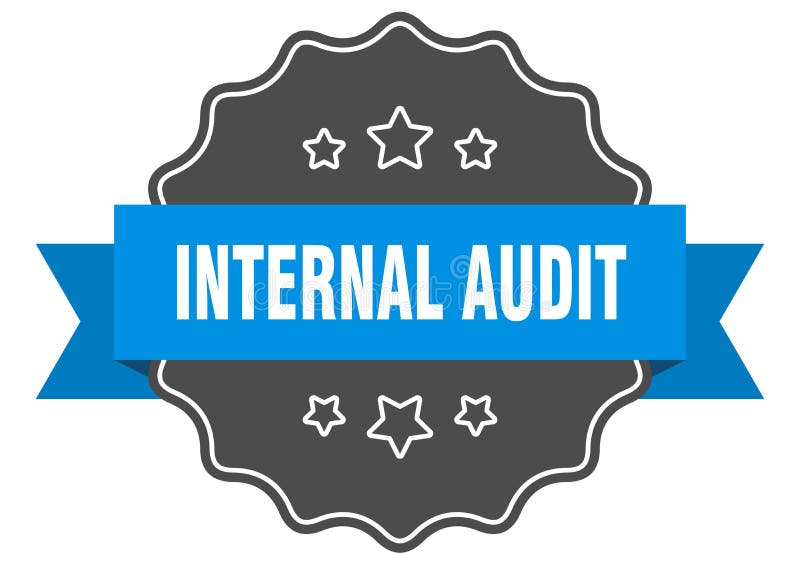 Internal Audit Label. Internal Audit Isolated Seal. Sticker. Sign Stock ...