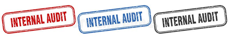 Internal Audit Label Sign. Round Stamp. Band. Ribbon Stock Vector ...